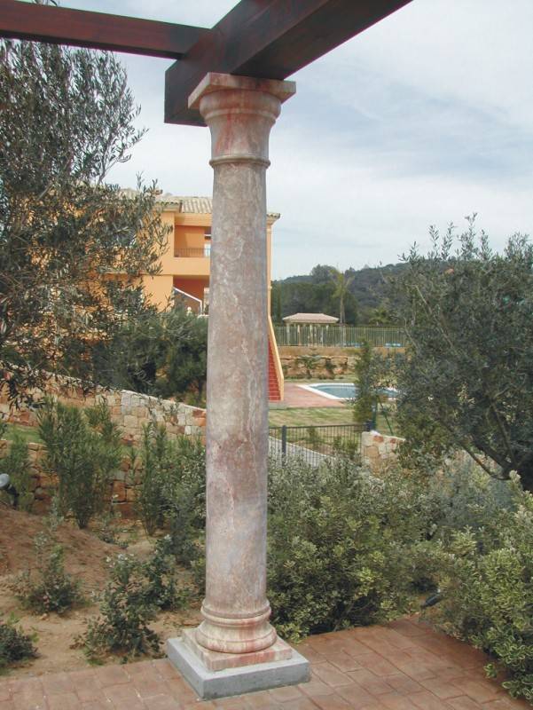Columnas de mármol. FABRICACIÓN A MEDIDA.
